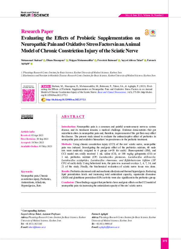 (PDF) Evaluating the Effects of Probiotic Supplementation on ...