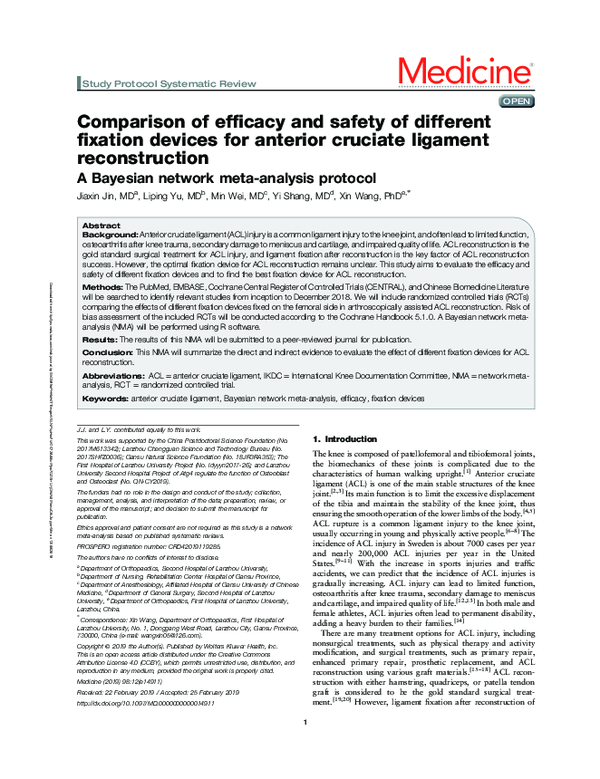 (PDF) Comparison of the Efficacy and Safety of Different Methods of ...
