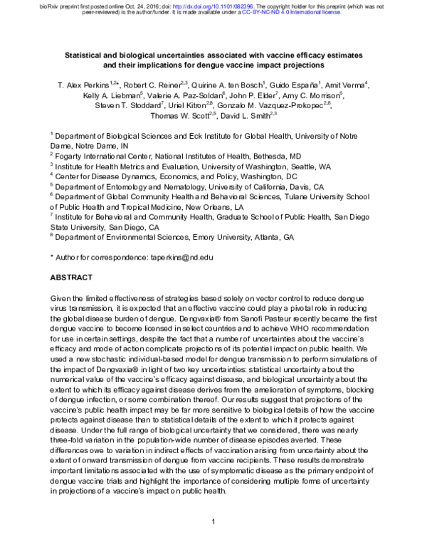 (PDF) An agent-based model of dengue virus transmission shows how ...