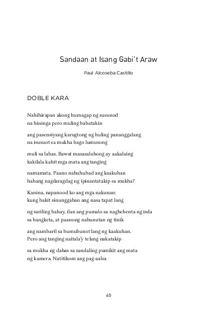 (PDF) Sandaan at Isang Gabi't Araw