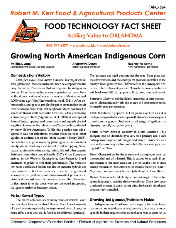 (PDF) FOOD TECHNOLOGY FACT SHEET
