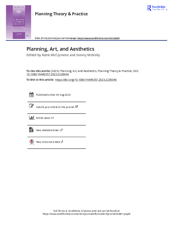 Creative Practices for Planning Urban Mobility