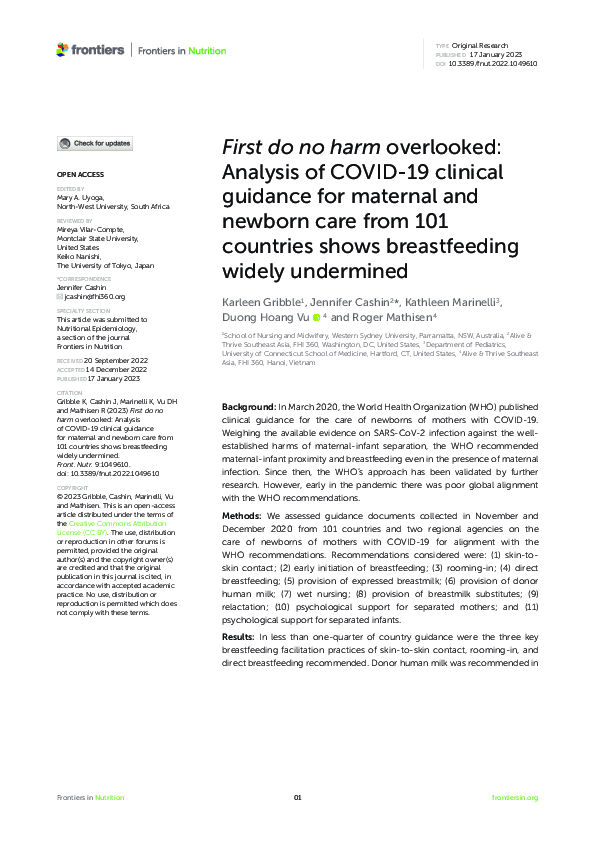 (PDF) First do no harm overlooked: Analysis of COVID-19 clinical ...