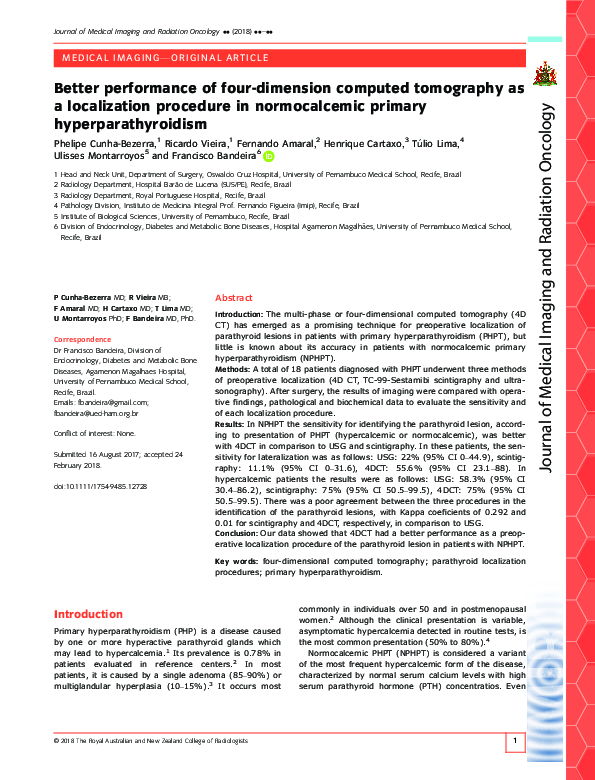 (PDF) Better performance of four-dimension computed tomography as a localization procedure in ...