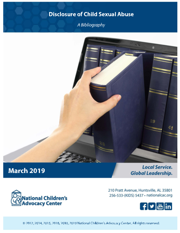 (PDF) Disclosure of child sexual abuse