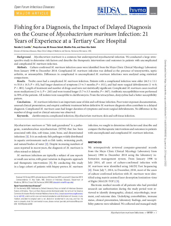 (PDF) Fishing for a Diagnosis, the Impact of Delayed Diagnosis on the ...