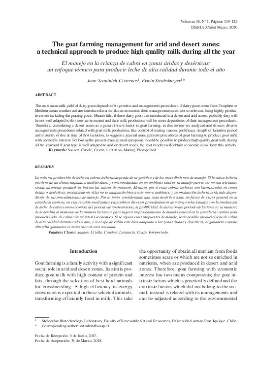(PDF) The goat farming management for arid and desert zones: a ...