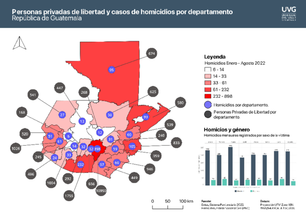 (PDF) Mapa Personas Privadas de Liberad y Homicidios por Departamento ...