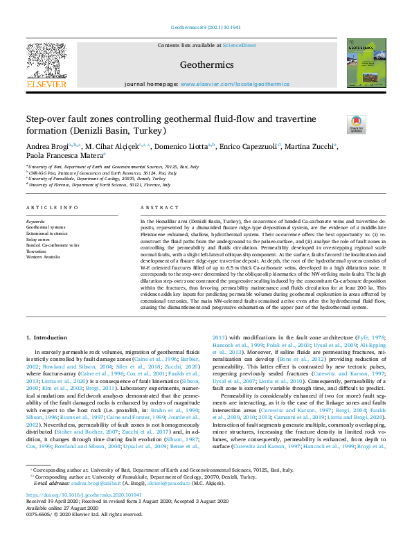 (PDF) Step-over fault zones controlling geothermal fluid-flow and ...
