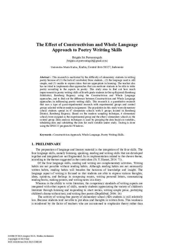 (PDF) Whole Language Approach