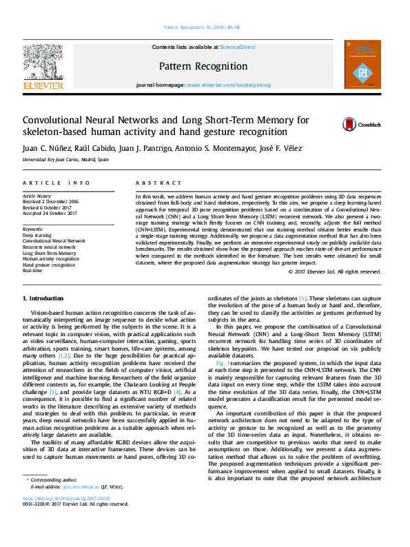 Pdf Convolutional Neural Networks And Long Short Term Memory For