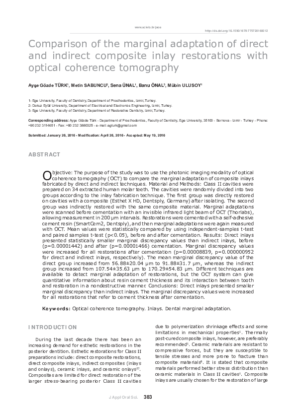 (PDF) Comparison of the marginal adaptation of direct and indirect ...