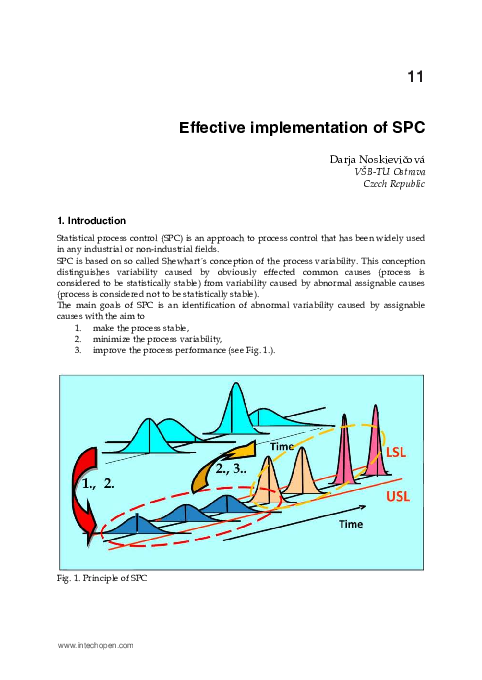 (PDF) Effective Implementation of Statistical Process Control