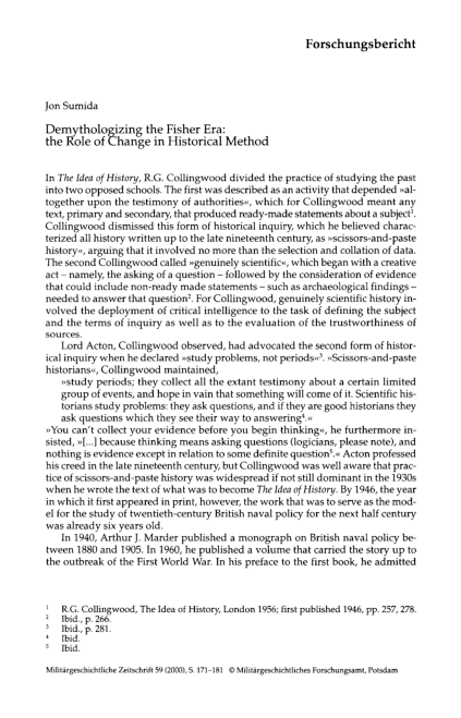 (PDF) Demythologizing the Fisher Era: the Role of Change in Historical ...