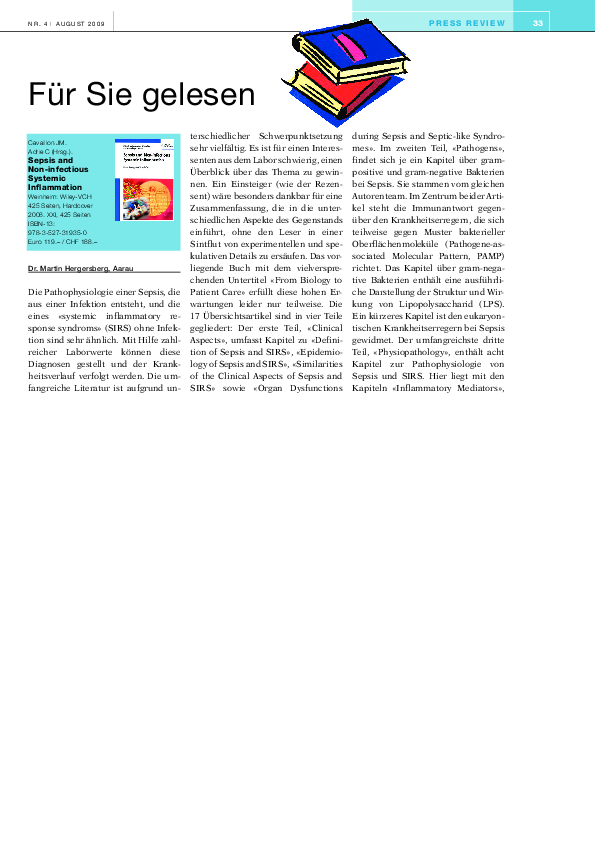 (PDF) Sepsis and Non‐Infectious Systemic Inflammation