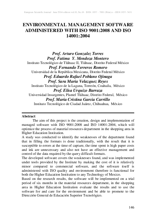 (PDF) Environmental Management