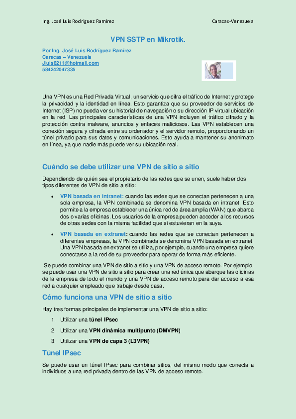 (PDF) VPN SSTP en Mikrotik