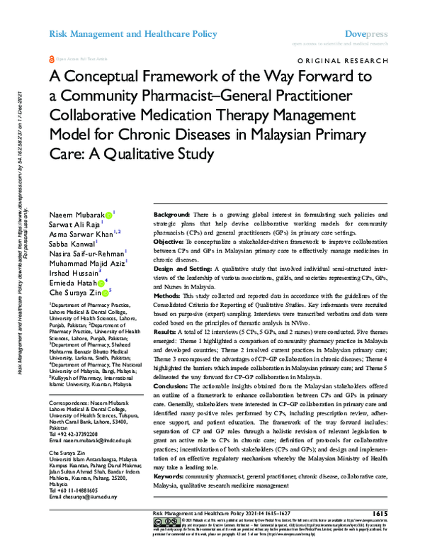 (PDF) A Conceptual Framework of the Way Forward to a Community ...