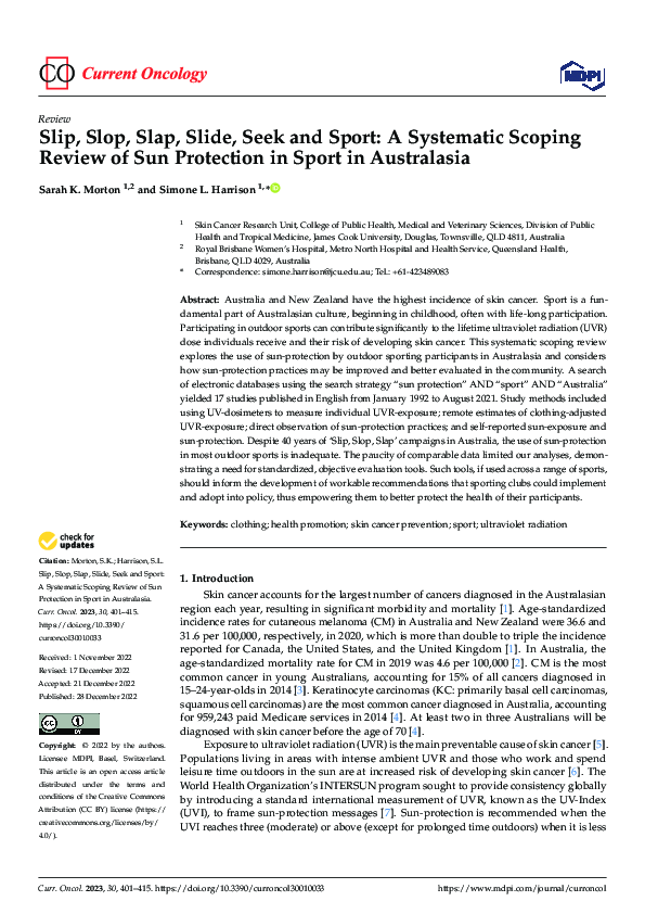 (PDF) Slip, Slop, Slap, Slide, Seek and Sport: A Systematic Scoping ...