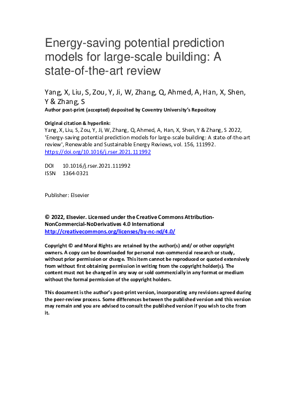 (PDF) Energy-saving potential prediction models for large-scale ...