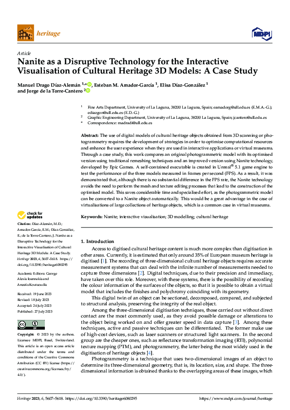 (PDF) Nanite as a Disruptive Technology for the Interactive ...