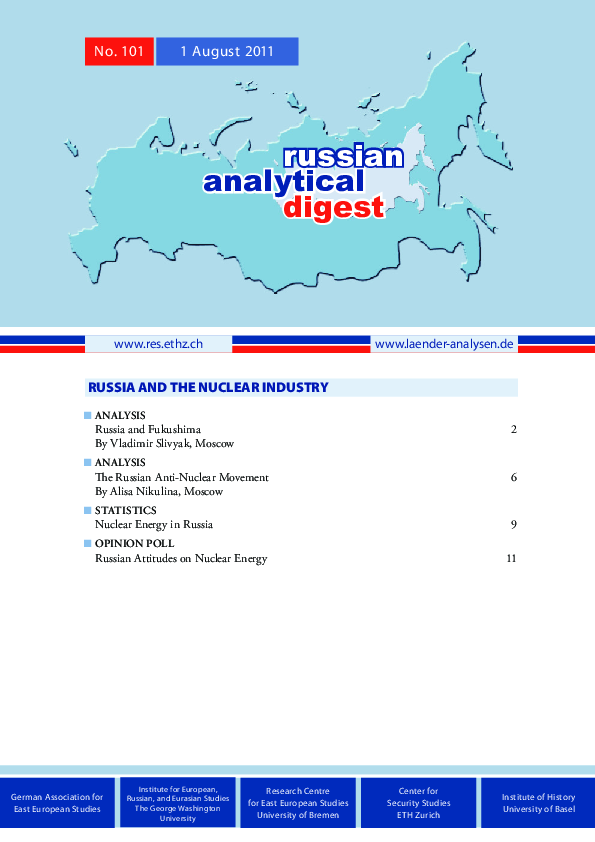 (PDF) Russia and the Nuclear Industry