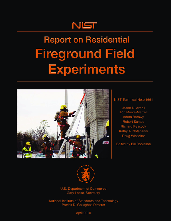 (PDF) Report on High-Rise Fireground Field Experiments