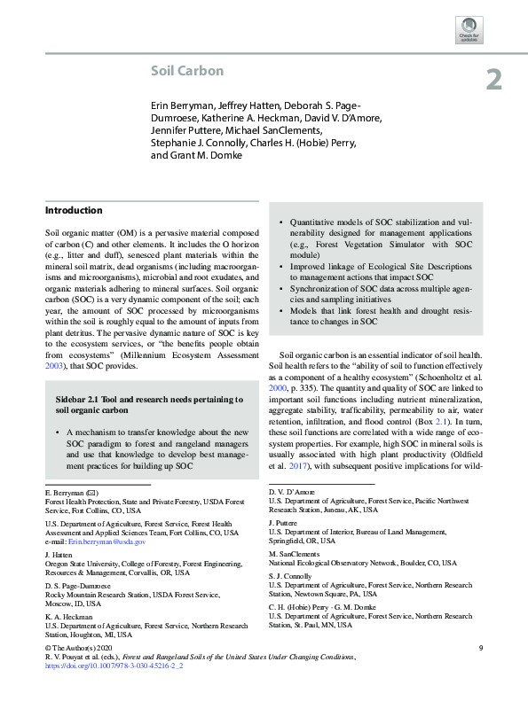 (PDF) Soil Carbon