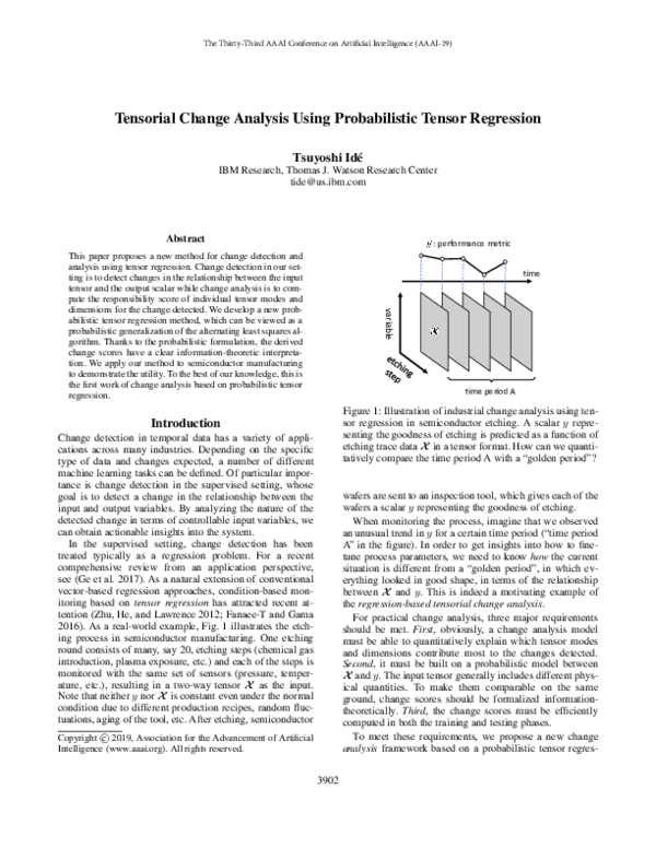 (PDF) Tensorial Change Analysis Using Probabilistic Tensor Regression