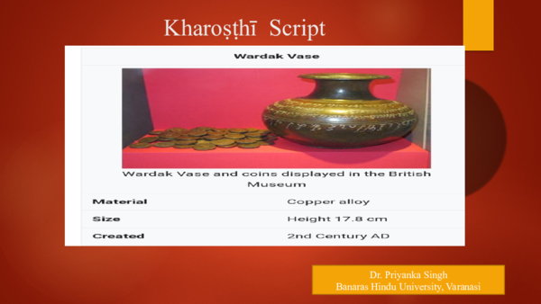 (PPT) Kharosthi script