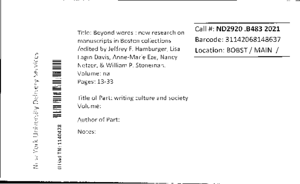 (PDF) Brigitte Bedos-Rezak Writing Culture and Society over the longue ...