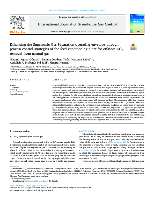 (PDF) Enhancing the Supersonic Gas Separation operating envelope ...