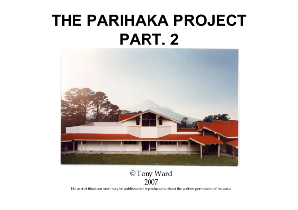 (PDF) THE PARIHAKA PROJECT PART. 2