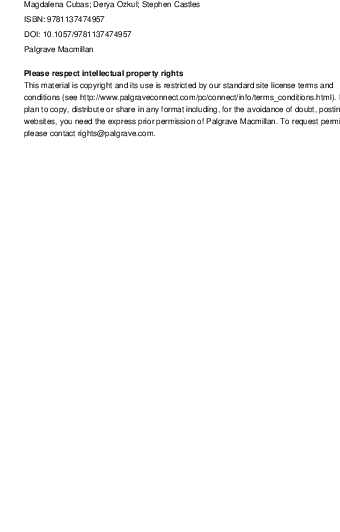 (PDF) Social Transformation and Migration | Robert Westermann ...