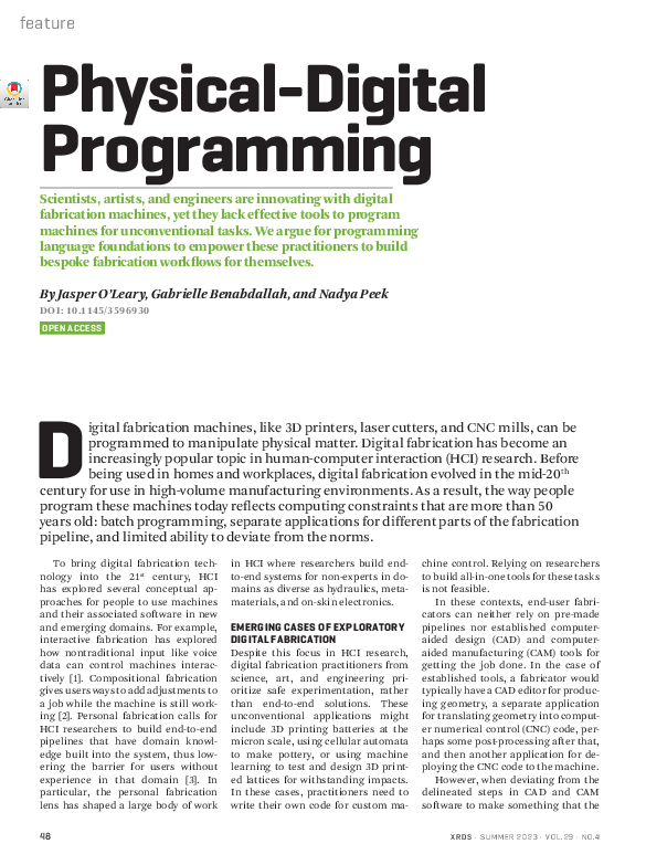 (PDF) Physical-Digital Programming