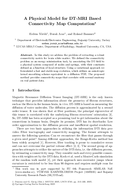 (PDF) A Physical Model for DT-MRI Based Connectivity Map Computation ...