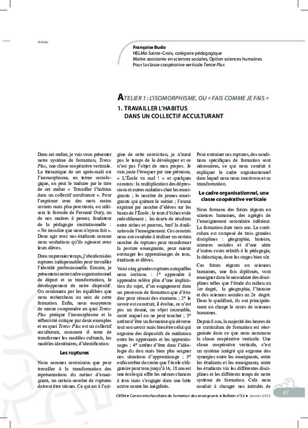 (PDF) Comment sensibiliser les professeurs de langue au plurilinguisme ? Un coup d’œil sur la Sarre
