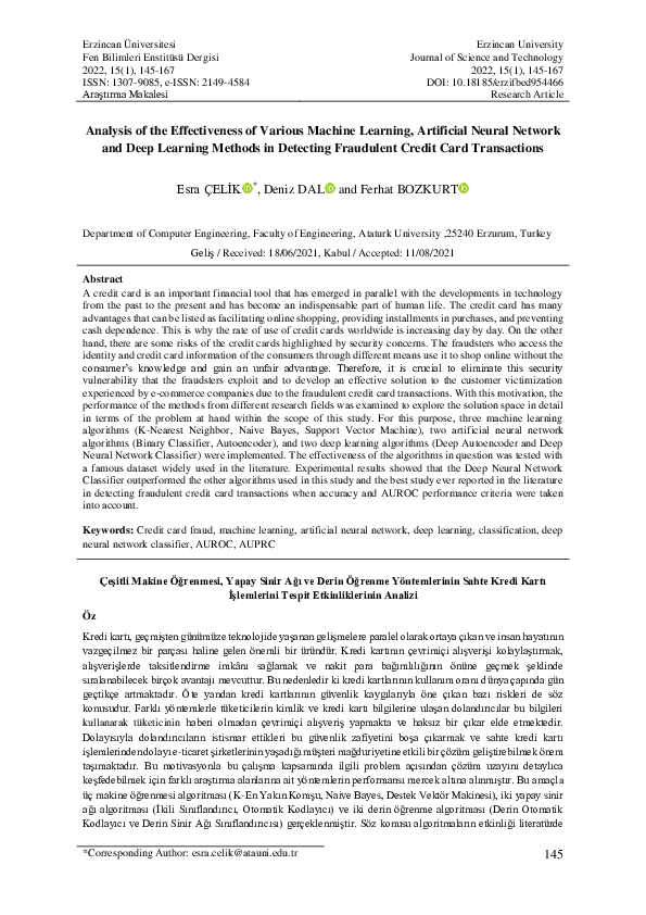 Pdf Analysis Of The Effectiveness Of Various Machine Learning Artificial Neural Network And