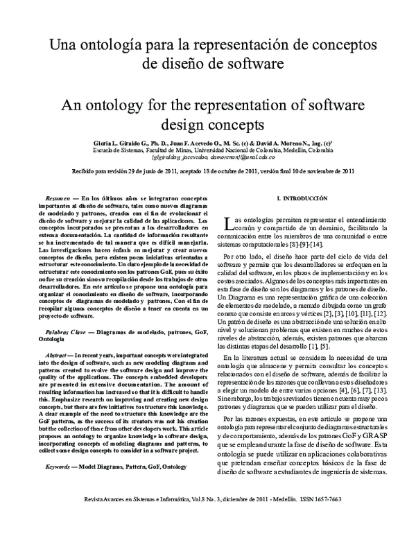 (PDF) Una ontología para la representación de conceptos de diseño de ...