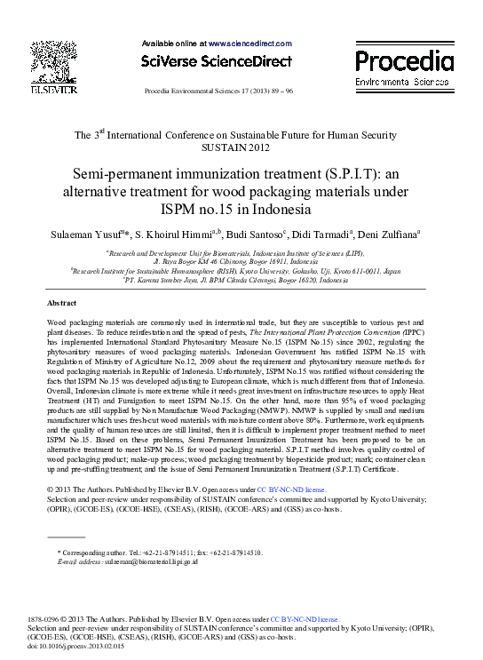 (PDF) Semi-permanent Immunization Treatment (S.P.I.T): An Alternative Treatment for Wood ...
