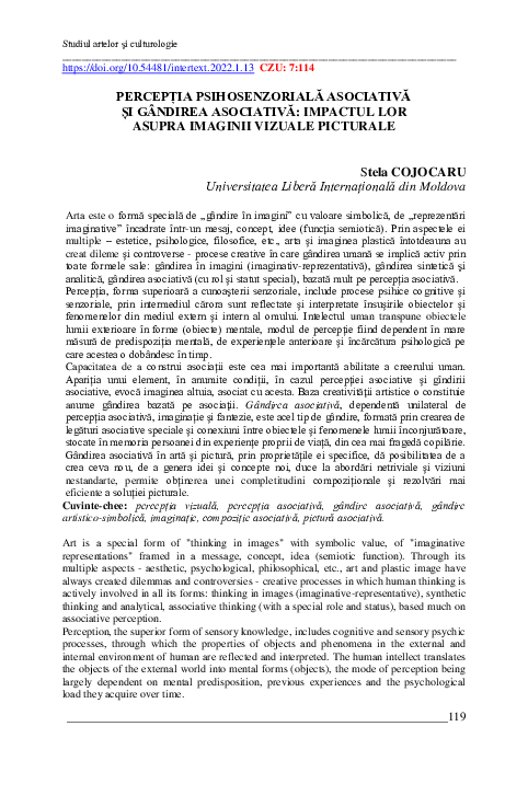 (PDF) Associative Psychosensory Perception and Associative Thinking ...