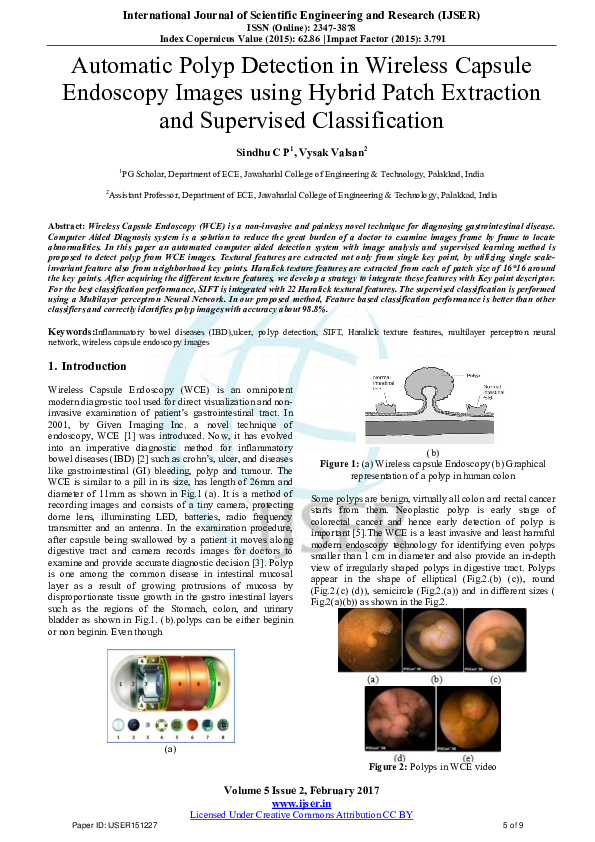 (PDF) Automatic Polyp Detection in Wireless Capsule Endoscopy Images ...