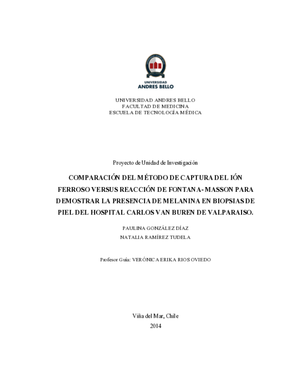 (PDF) Comparación del Método de Captura del Ión Ferroso Versus Reacción ...