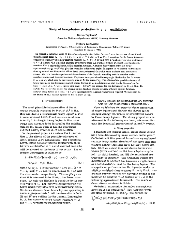 (PDF) Study of heavy-lepton production in e^{+}e^{-} annihilation
