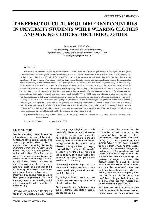 (PDF) The Effect of Culture of Different Countries in University ...