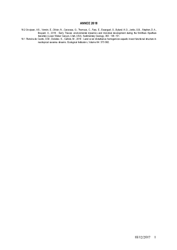 (PDF) Chironomidae of the Holarctic region: a comparison of ecological ...