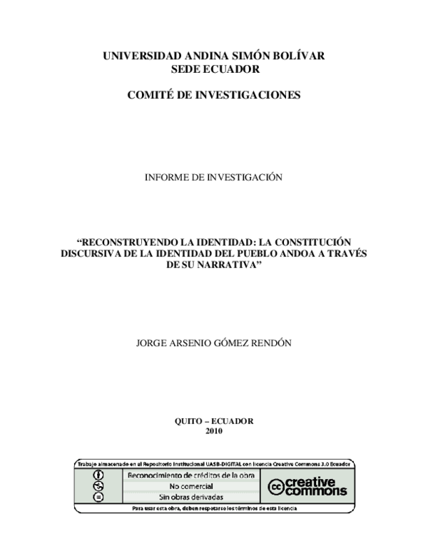 (PDF) Reconstruyendo la identidad: la constitución discursiva de la ...