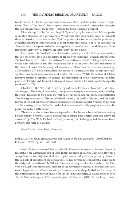 (PDF) Review of God’s Righteousness and Justice in the Old Testament ...