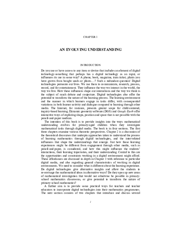 (PDF) An Evolving Understanding