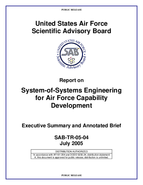 (PDF) System-of-systems engineering for air force capability ...